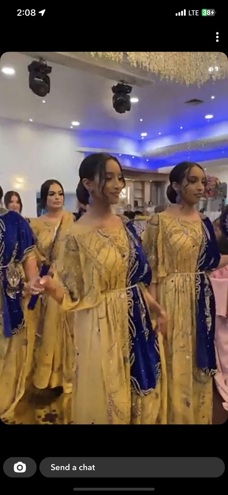 Somali dirac Set Bridesmaid shimir – RM Couture